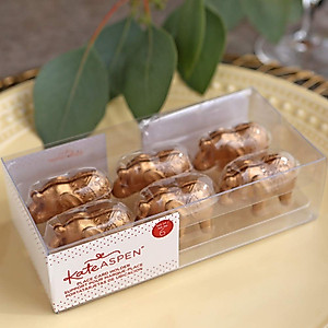 Kate Aspen Lucky Golden Elephant Place Card Holders, Photo Holders, Party Favors, Indian Wedding Decorations, Placecards, Place Setting, (Set of 6)