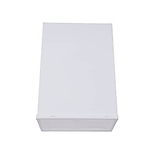 20/24 Pcs Foldable Shoe Box, Plastic Shoe Organizer Box Stackable Drop Front Shoe Box Clear Shoes Storage Boxes for Shoe Organization (24 PCS)