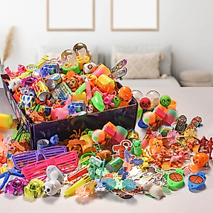 300 PCS Party Favor for Kids Goodie Bags Stuffers, Prize Box Toys for Kids Classroom Bulk, Small Fidget Toys Pinata Fillers, Treasure Chest Toy for Students Rewards, Carnival Prizes, Birthday Gifts