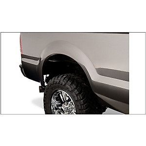 Bushwacker Extend-A-Fender Extended Rear Fender Flares | 2-Piece Set, Black, Smooth Finish | 20076-02 | Fits 1999-2007 Ford F-250/F-350 Super Duty Styleside (Excludes Dually)