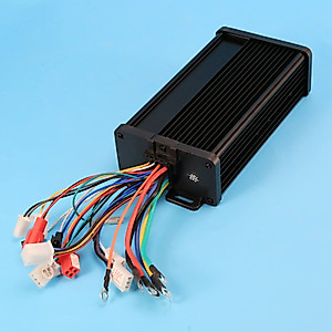 Micvtve 48-60V 1000W Dual-Mode Sensor Sensorless Brushless Motor Controller,Black