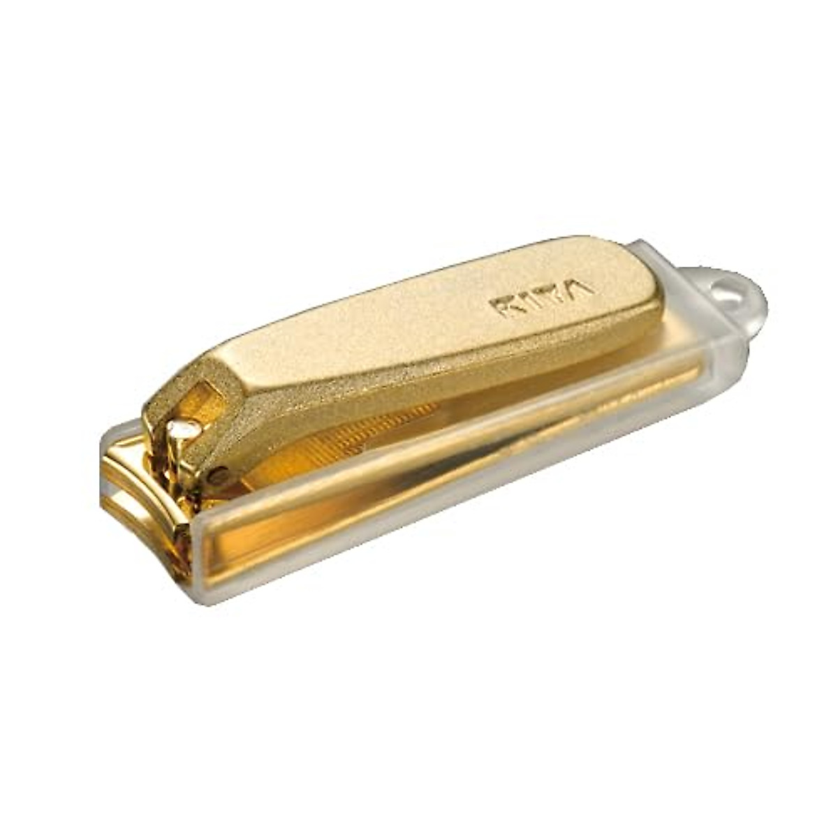 KIYA Nail Clipper Gold with a Dressing Case / Japan Import