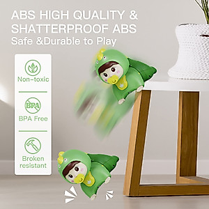 Lcasio Baby Crawling Toys, Musical Light up Crawling Toys for Babies 6-9-12 Months and UP, Crawling Baby Toys with Music and Light Up LED（Green）