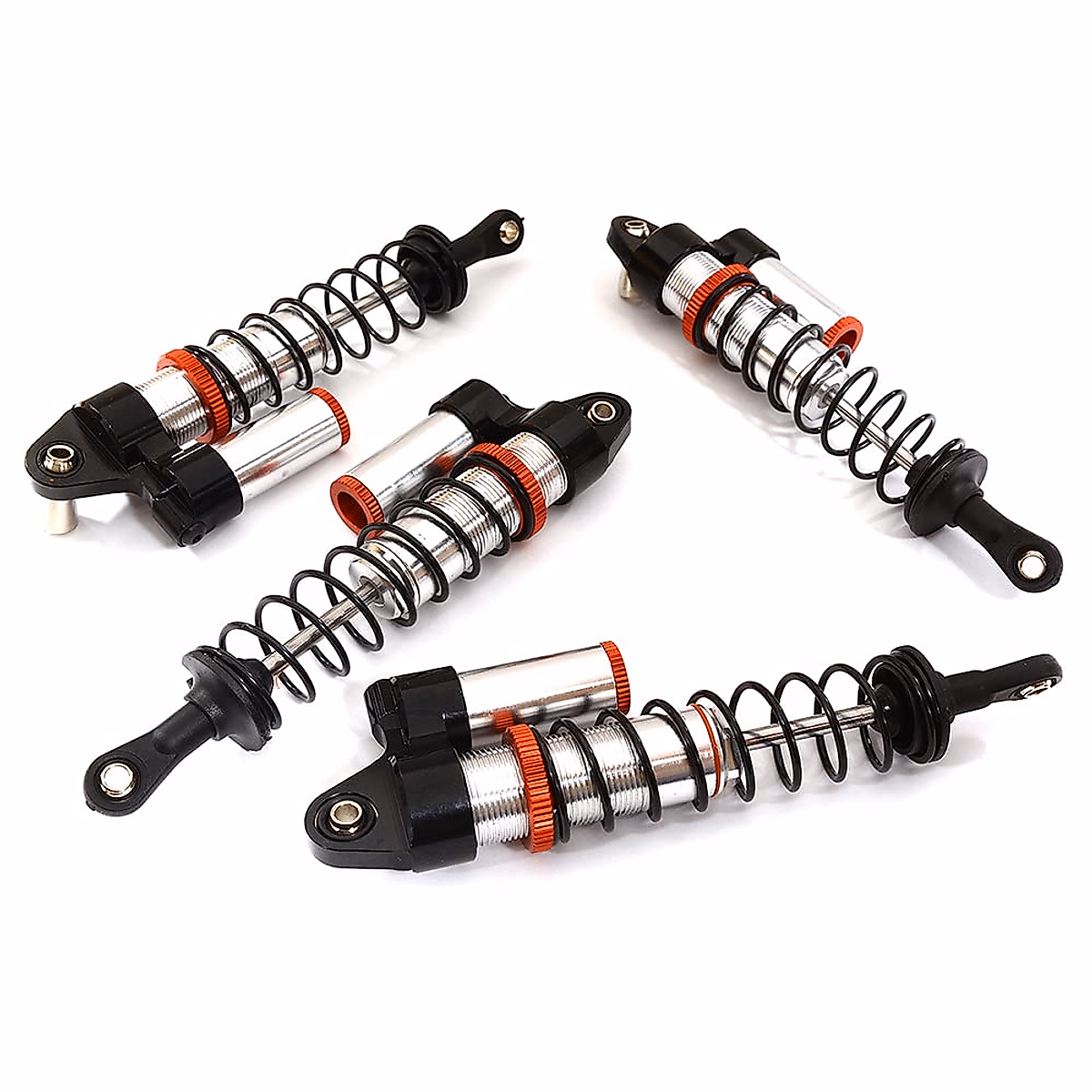 Integy RC Upgrades for HPI, Billet Machined Piggyback Shock (4) for HPI 1/10 Bullet MT & Bullet ST
