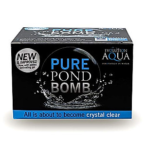 Evolution Aqua Pure Pond Bomb – for Crystal Clear Healthy Water, Treats up to 20,000 litres