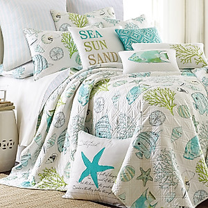 Levtex Home - Biscayne Sea Sun Sand Pillow White