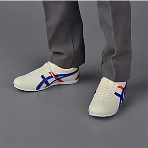 HiPlay 1/6 Scale Figure Shoes, Sneakers, Boots, Leather Shoes for 12 inch Male Action Figure Phicen/TBLeague ACC037(White)