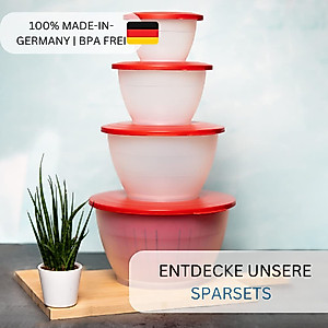 Westmark 9 Piece Container Set Olympia, one size, Red