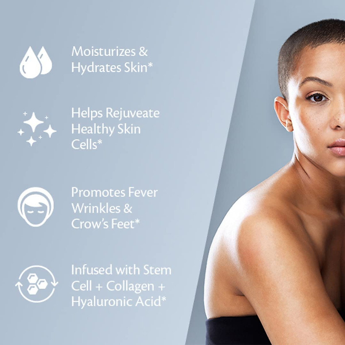 M3 Naturals Anti-Aging Eye Cream for Dark Circles and Puffiness with Collagen Hyaluronic Acid & Fruit Stem Cell Fight Eye Bags Fine Lines Puffiness Under Eye & Wrinkles