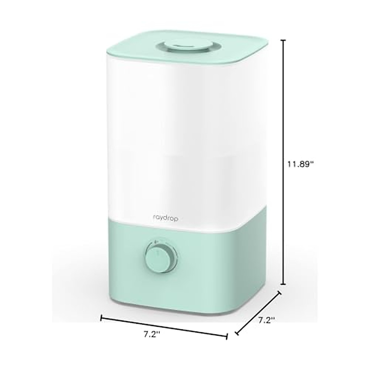 raydrop Cool Mist Humidifier Diffuser, 2.5L Essential Oil Diffuser, Top Fill Humidifier for Bedroom, Home and Office, Baby Humidifier with Adjustable Mist Output, Sleep Mode, Auto Shut Off