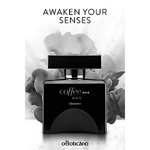 O BOTICARIO Coffee Duo Man Eau de Toilette, Long Lasting Fragrance Cologne for Men, Fresh Spice Scent, 3.4 Ounce