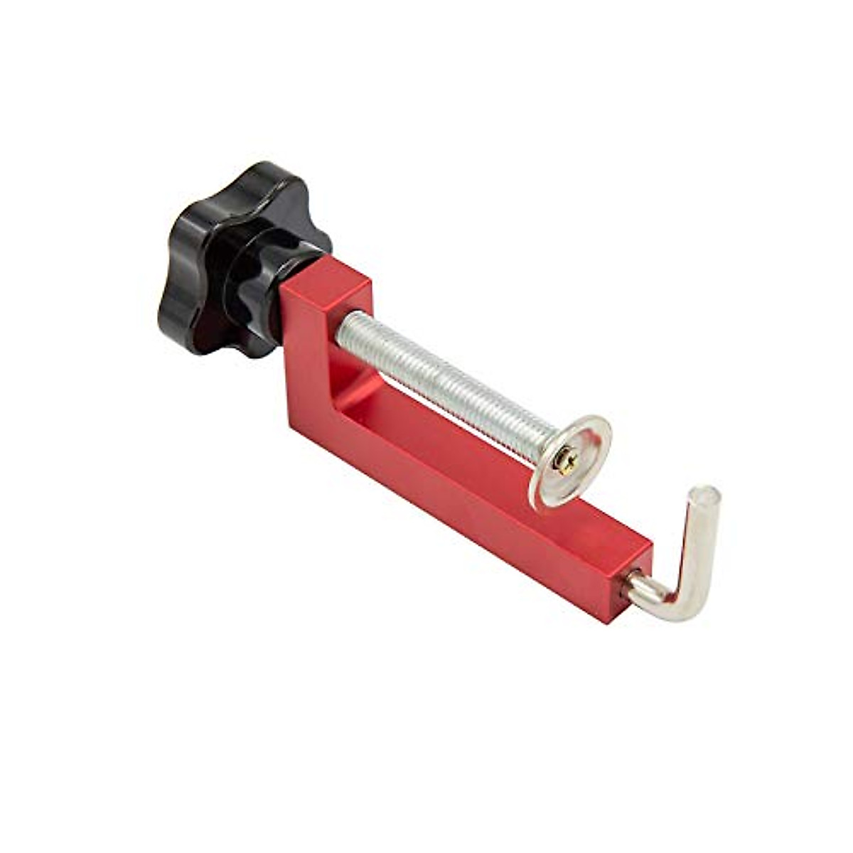 2pcs Aluminum Alloy Fence Clamp Woodworking Clamp G Clip Dedicated Fixture Adjustable Frame Fast Fixed Clamp for Woodworking Benches