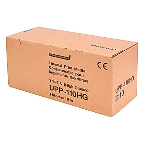 Compatible Upp110hg Ultrasound Paper for Printer,Upp-110hg Type V High Gloss Thermal Print Film/Media 10 Rolls