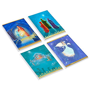 Hallmark Image Arts Boxed Religious Christmas Cards Assortment, Painted Nativity (4 Designs, 24 Cards and Envelopes)