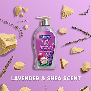 Softsoap Deeply Moisturizing Liquid Hand Soap, Shea Butter, Lavender, 11.25 Fl Oz