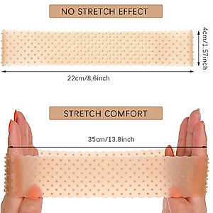 3 Pieces Nylon Wig Caps, Transparent Silicone Wig Headbands for Women Unisex Non-Slip Sports Yoga Lace Front Wigs (Dark Brown, Light Brown, Orange)