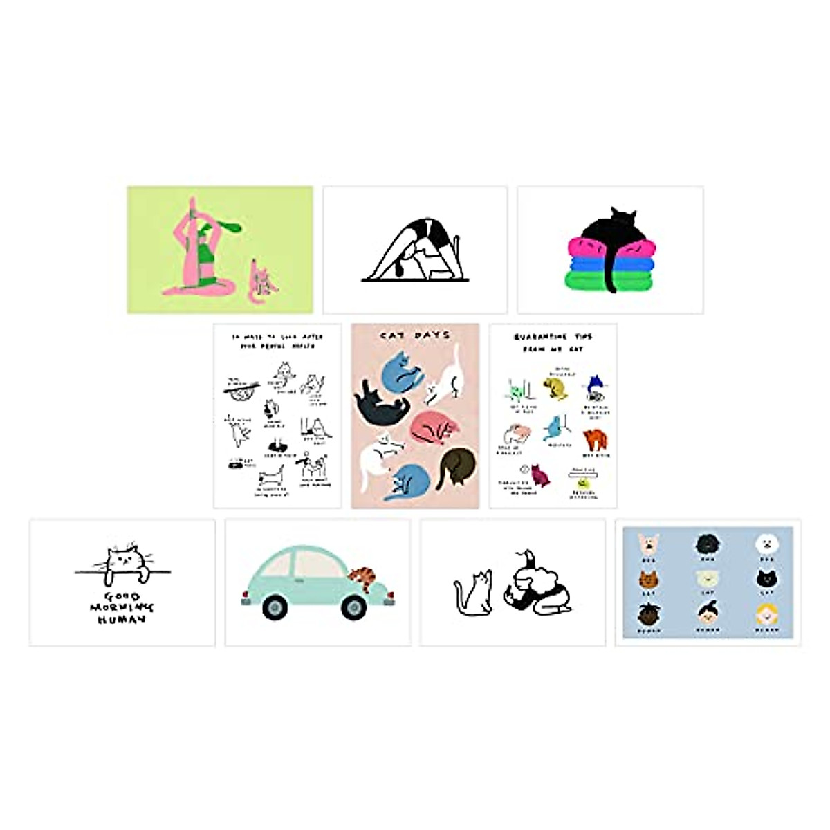 Princeton Architectural Press Cat Box: 100 Postcards by 10 Artists