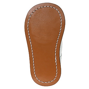 Josmo Baby Unisex Walking Shoes First Walker, Baby First Walker Shoes - New White (Size 4 Infant)