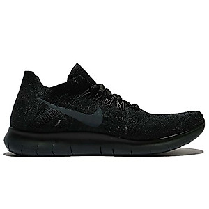 Nike Womens Free RN Flyknit 2017 Running Shoes Black 880844-010 Size 8.5