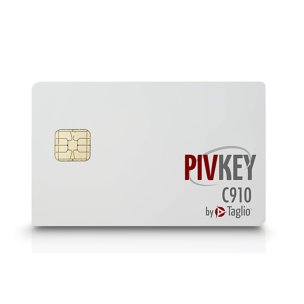 Taglio PIVKey C910 Certificate Based PKI Smart Card for Authentication and Identification, Dual Interface Contact/Contactless Smart Card, Supports Windows PIV Drivers, Standard ISO.