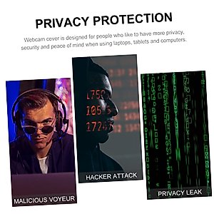 SOLUSTRE 9 Pcs Camera Privacy Cover Laptop Computer Camera Slide Blocker Laptop Camera Blocker Slider Flat Lens Cap