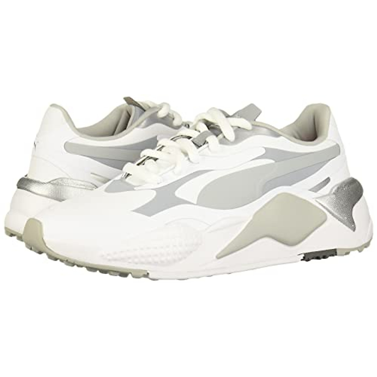 Puma Men's Rs-G Golf Shoe, Puma White-Quiet Shade-Quarry, 10