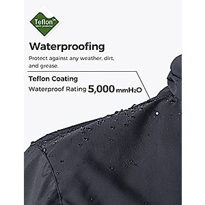 wantdo Women's Windproof Snowboard Jacket Waterproof Ski Coat Windbreaker Dark Gray XL