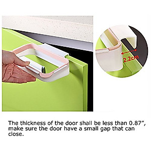 In kds Trash Rack Bin Liners Holder Garbage Bag Hanger for Kitchen Cupboard Tailgate (Blue)