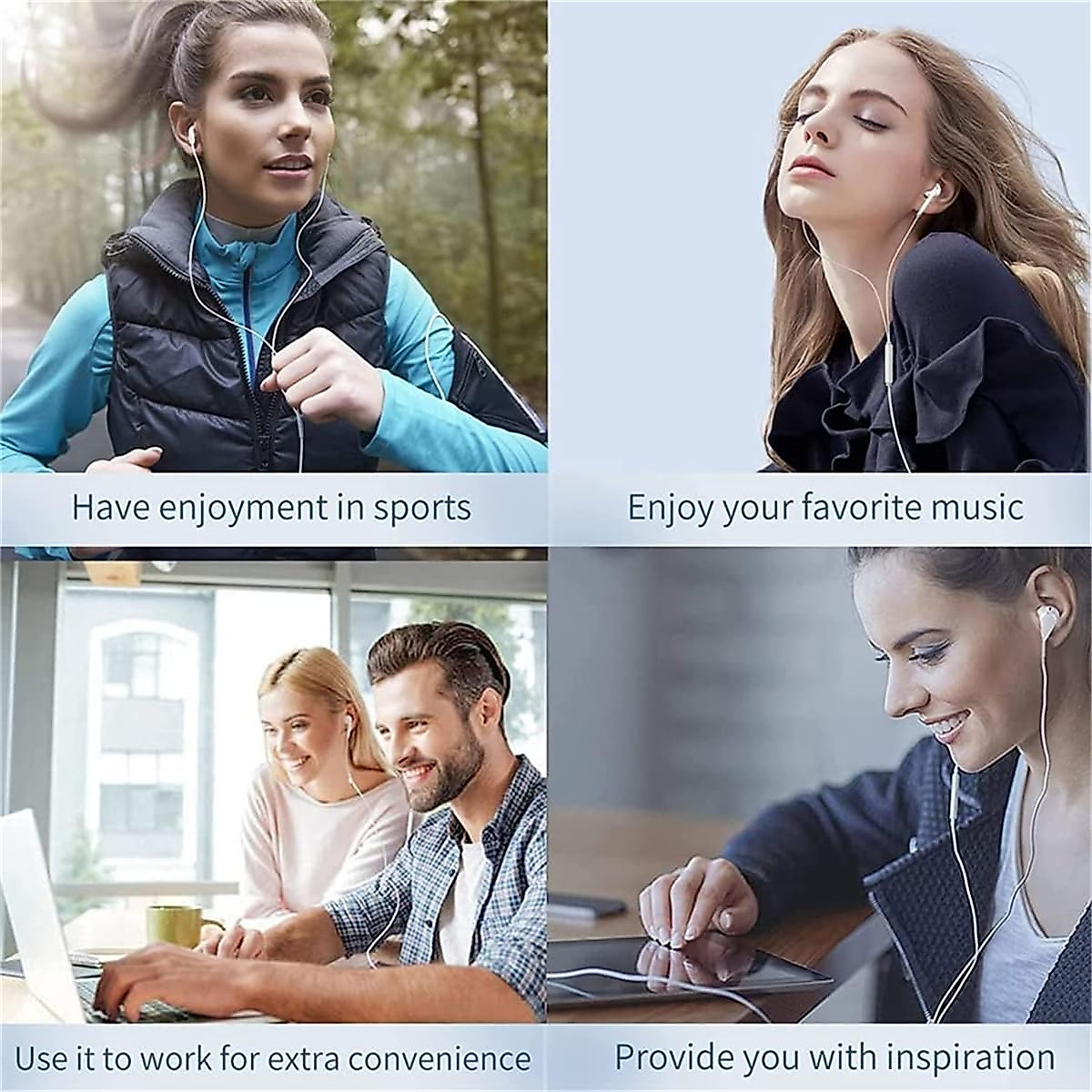 UYHKVXF 2 Packs-Apple Earbuds for iPhone Headphones Wired Lightning Earphones Built-in Microphone & Volume Control Headsets Compatible with iPhone 14/13/12/11/XR/XS/X/8/7/SE/Pro/Pro Max (White)