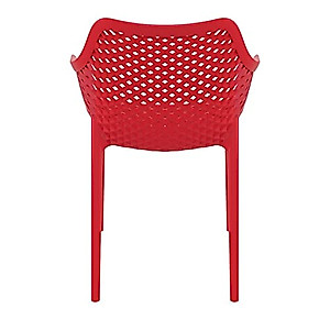 Air XL Resin Outdoor Arm Chair Red