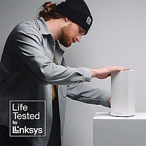 Linksys MX8400 Mesh WiFi 6 Tri-Band System | Connect 80+ Devices | 5,400 Sq Ft Coverage | 2 Pack