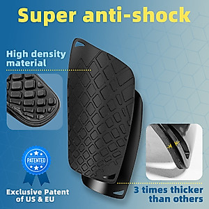 Sportout Adult Youth Kids Soccer Shin Guards,Comprehensive Protection for Your Leg, with Cushioned Ankle Protection to Prevent Injuries (Black-1, M)