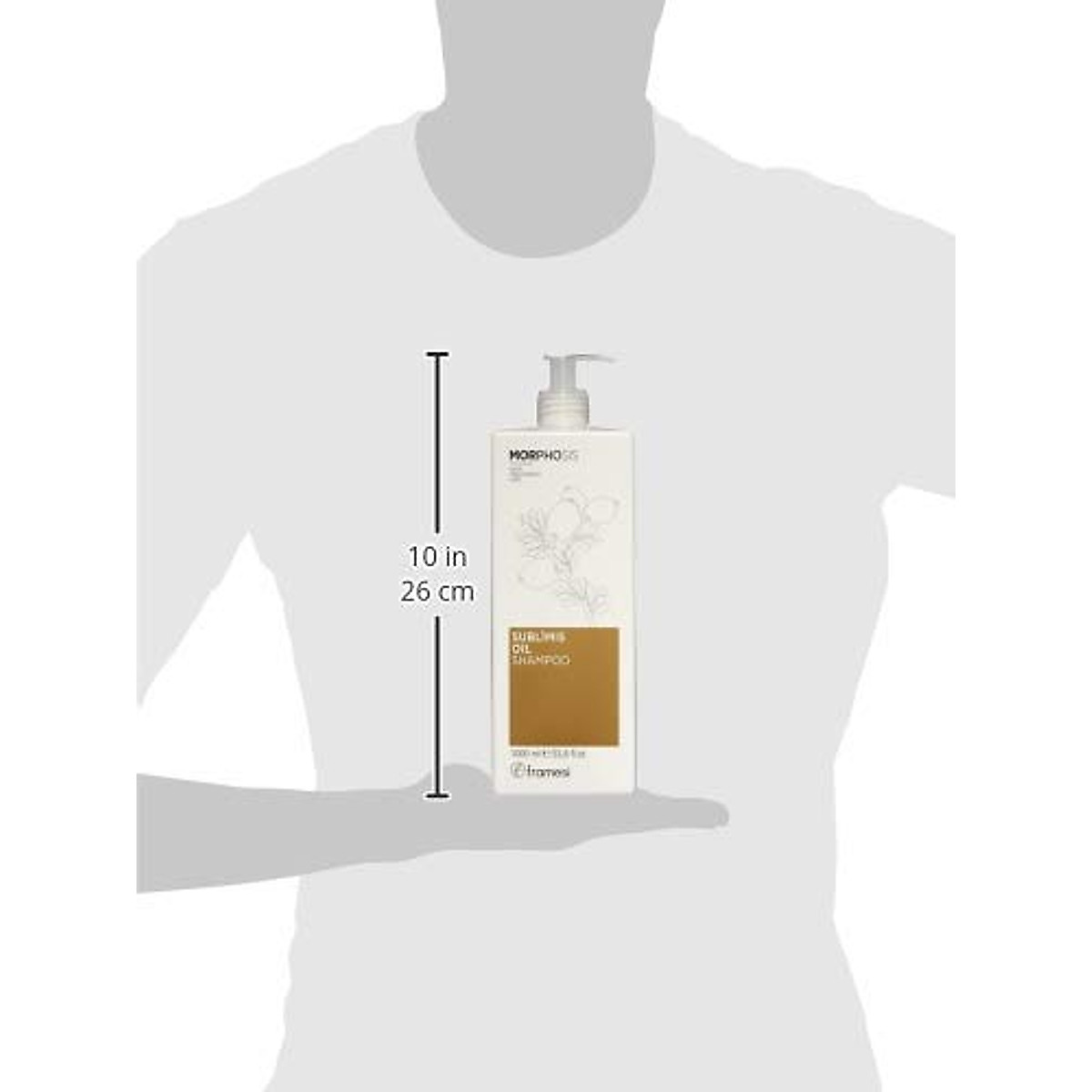 Framesi Morphosis Sublimis Shampoo with Moisturizing Argan Oil, 33.8 fl oz