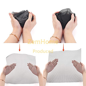 39"×59" Grey Fiberglass Window Screens Repair kit - DIY Adjustable Window Screens mesh Replacement kit for WindowsDoorPorchPatioSliding Screen Door