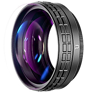 Wide Angle Lens for Sony ZV1, ULANZI WL-1 ZV1 18mm Wide Angle/ 10X Macro 2-in-1 Additional Lens for Sony ZV1 Camera