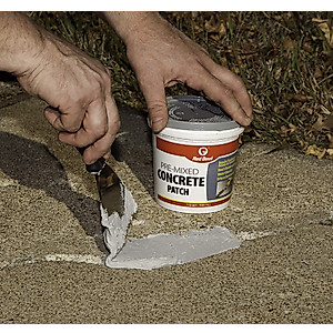 Red Devil 0644 Pre-Mixed Concrete Patch, 1 Quart, Pack of 1, Gray