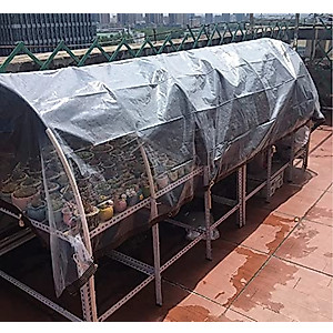 Abrotain Clear Greenhouse Plastic Sheeting Cover Film 3'3"X10' Garden Plant Covers Polyethylene Film Hoop House Green House Cover for Gardening, Farming, Agricultural