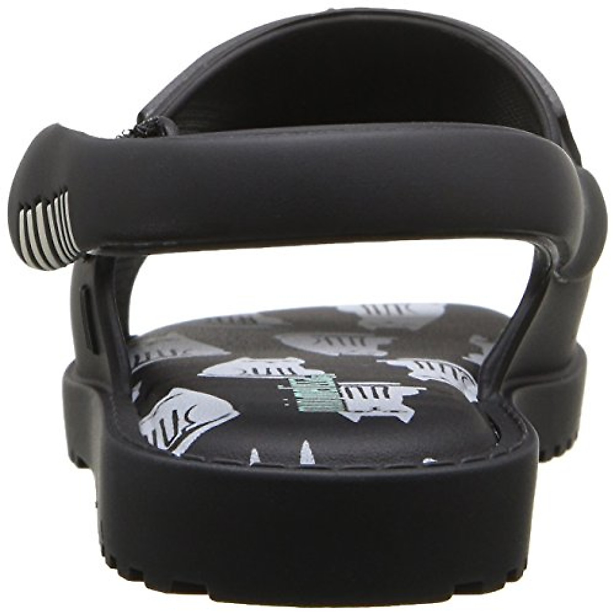 Mini Melissa Girl's Mini MIA + FABULA Mary Jane, Black, 7 M US Toddler