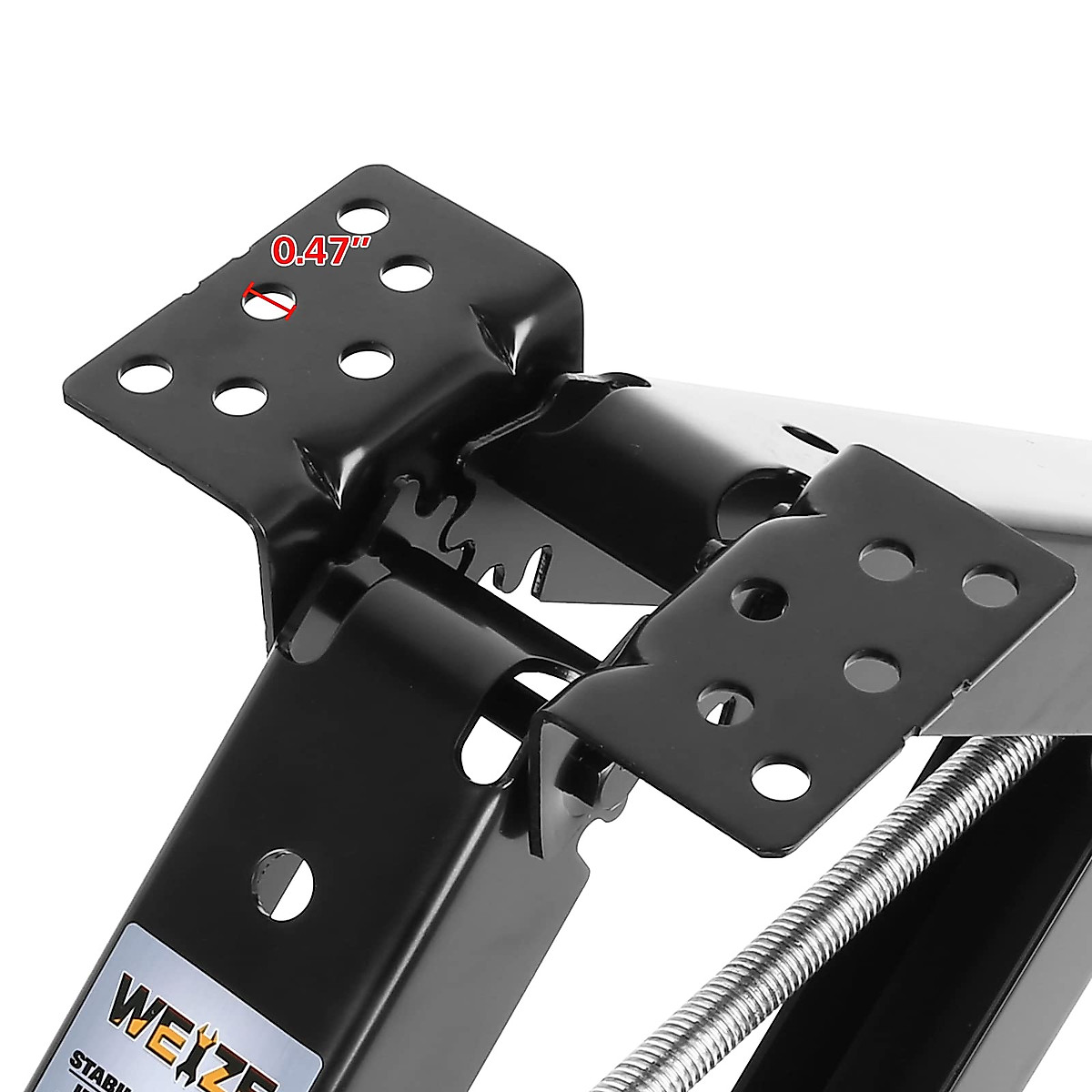 Weize RV Trailer Camper Stabilizer Leveling Scissor Jacks with Handle-24-7500lbs - Set of 4