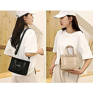 Mini Hobo Bag Women Chic Tote Bag Stylish Students Casual Nylon Waterproof Crossbody Bag Shoulder Bag