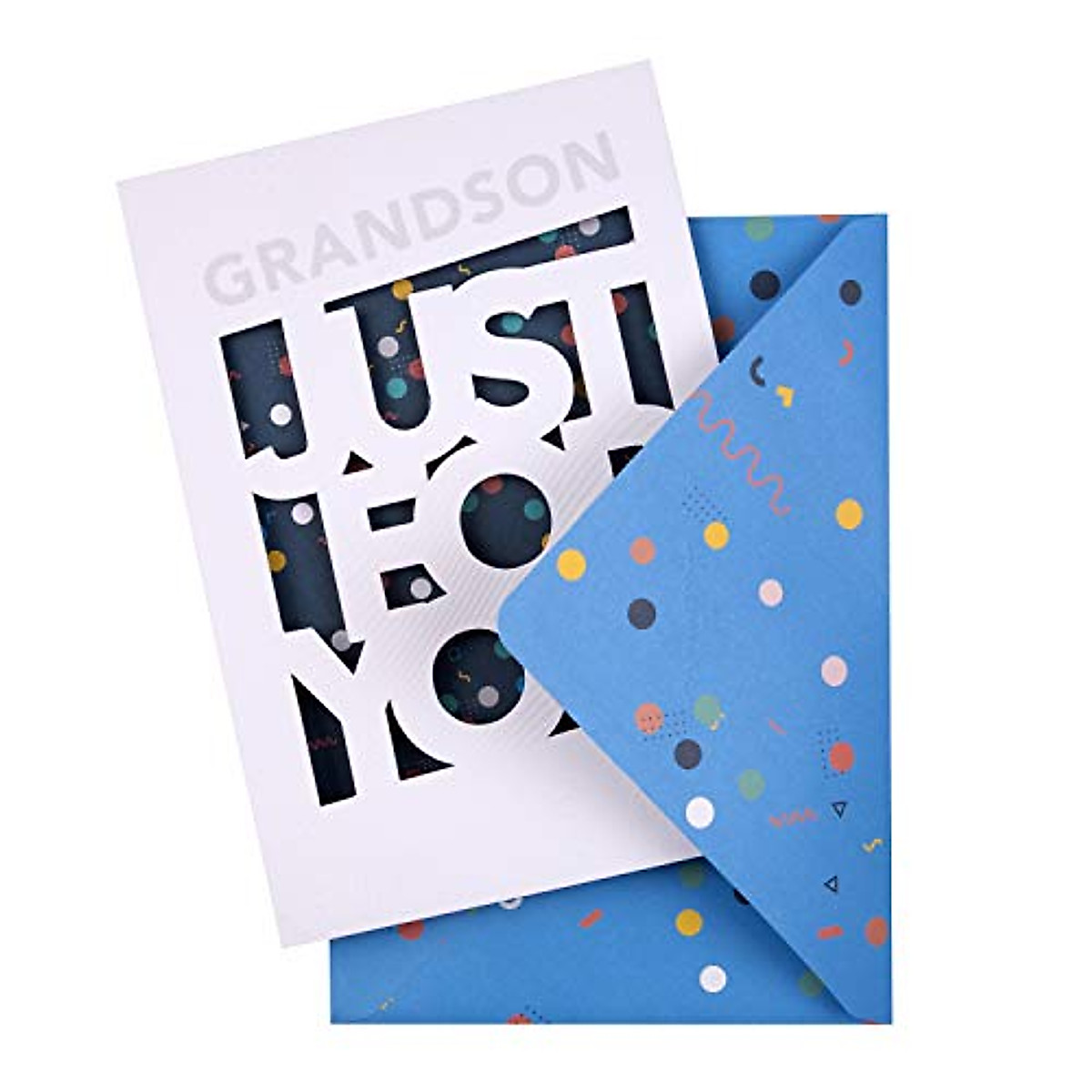 Hallmark Birthday Card for Grandson - 3D Laser-cut Design