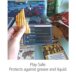 TitanShield Premium Clear Card Sleeves for Standard Sized Board Games and Trading Card 2.5" x 3.5" (150 Sleeves)