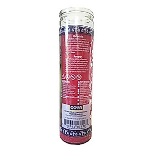 Staci19 Saint Barbara (Santa Barbara) Red Devotional Candle