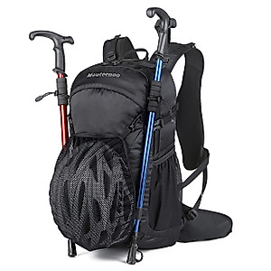 Mouteenoo Mountain Biking Backpack for MTB, Cycling and Bike Commuter Backpack for Men and Women (Black)