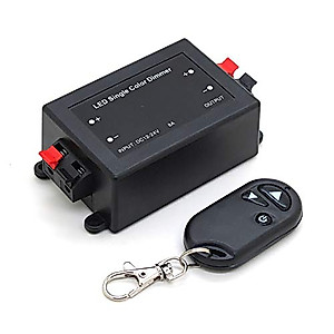 RF Wireless Controller Switch, RF Wireless Controller DC 12V 24V Switch LED Dimmer Spotlight Recessed Strip Light LED Dimmer