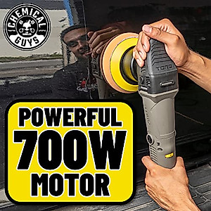 Chemical Guys HOL351 TORQX Random Orbital Polisher Complete Detailing Kit with Arsenal Range Polisher Bag - 13 Items