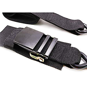 MEILI Heavy Duty Boat Trailer Transom Strap (2PK) - 2 inch x 48 inch Adjustable Marine Boat Tie Down Straps to Trailer (Shipped from USA) with Quick Release Buckle1200 LBS Capacity Securely