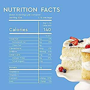 Duncan Hines Signature Perfectly Moist Angel Food Cake Mix, 16 oz