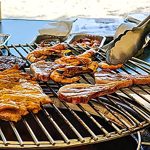 Fire Pit Cooking Grate Accessory for Solo Stove Bonfire 19.5 Inch, Stainless Steel Grill Grate for Bonfire Fireplace Tools