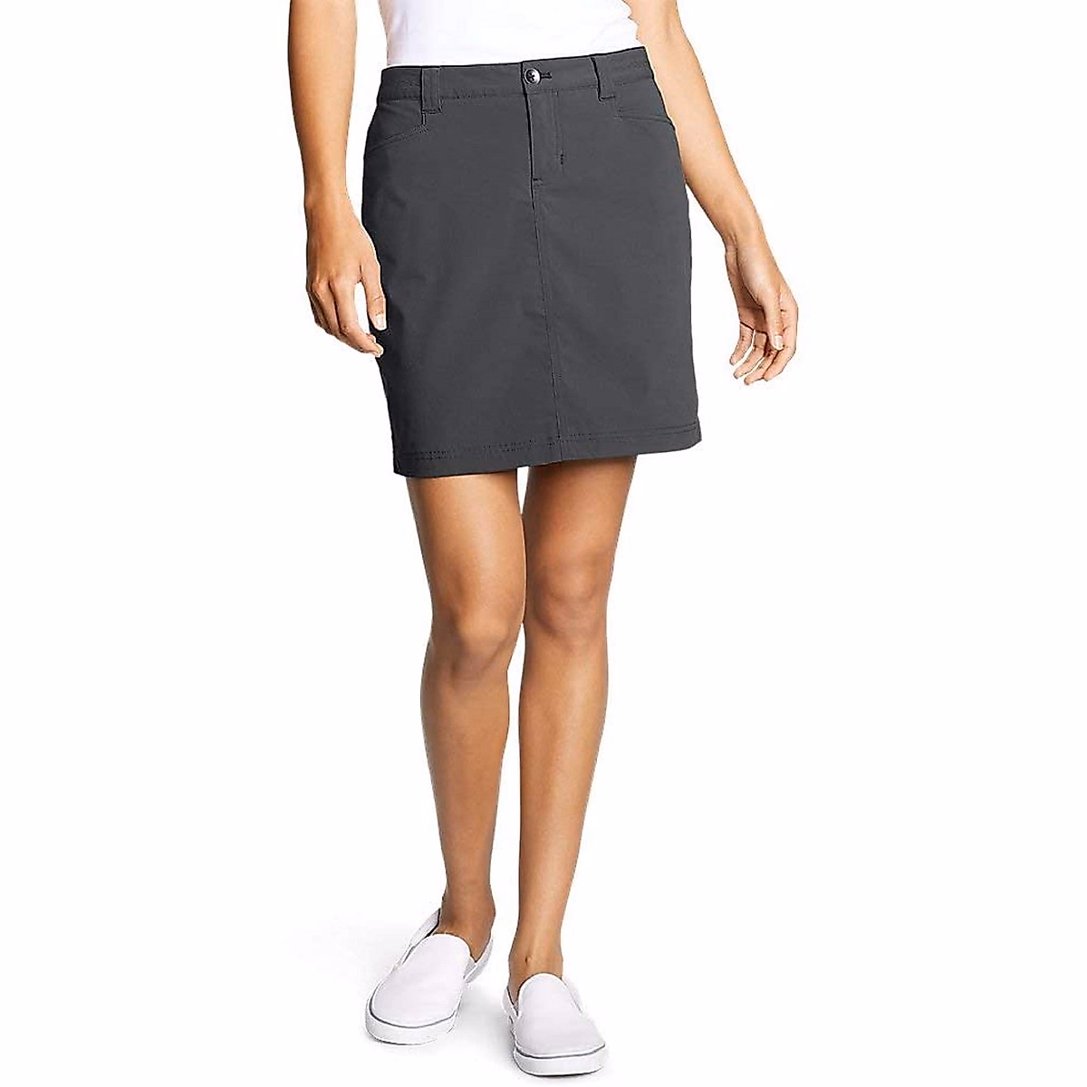 Eddie Bauer Ladies' Skort - Dk Smoke (Grey) 12